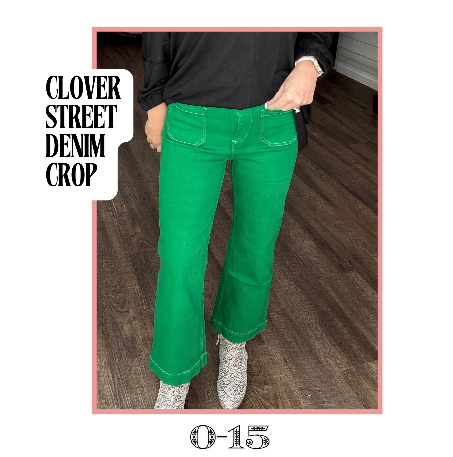The Clover Street Crop (0,1) – Knotted Co Boutique